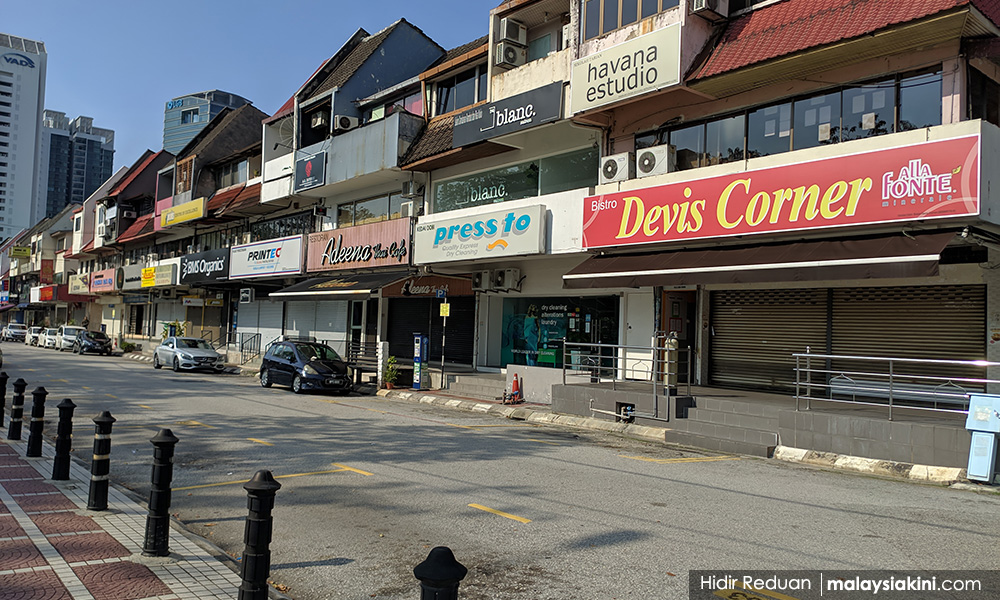 TTDI near deserted on first day of Covid-19 movement control order