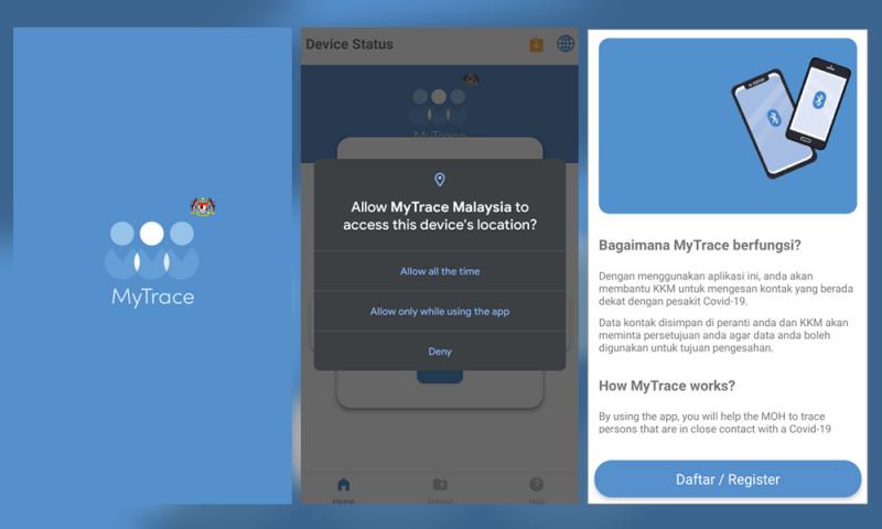 MyTrace可追踪靠近确诊患者，放眼60%手机用户下载