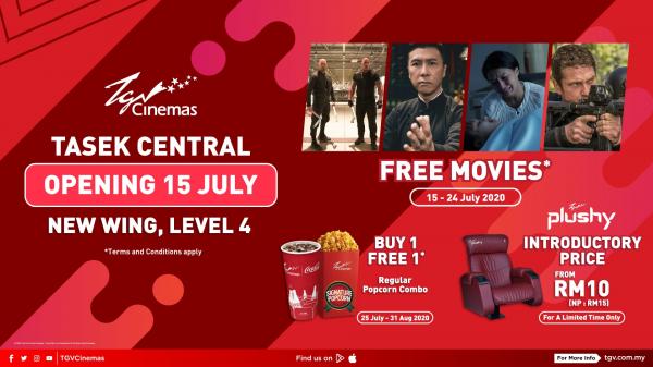 Say “Hello” to your new friendly neighbourhood cinema at Tasek Central!