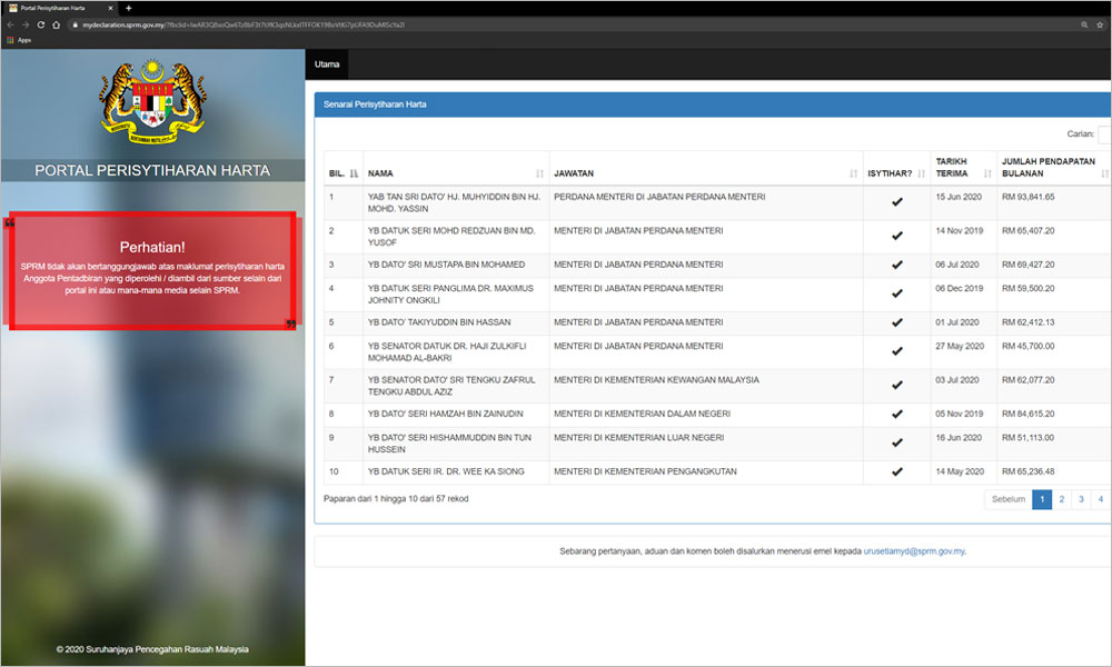 MACC relaunches asset declaration portal for PM, ministers