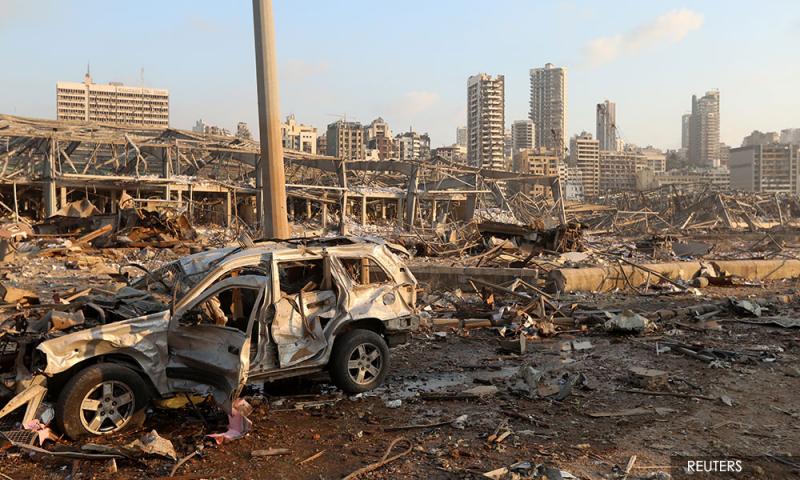 'No signs of life' in Beirut rubble after three-day search for blast ...