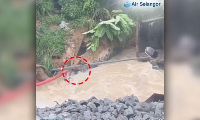 Gangguan bekalan air di 43 kawasan di Petaling akibat paip pecah