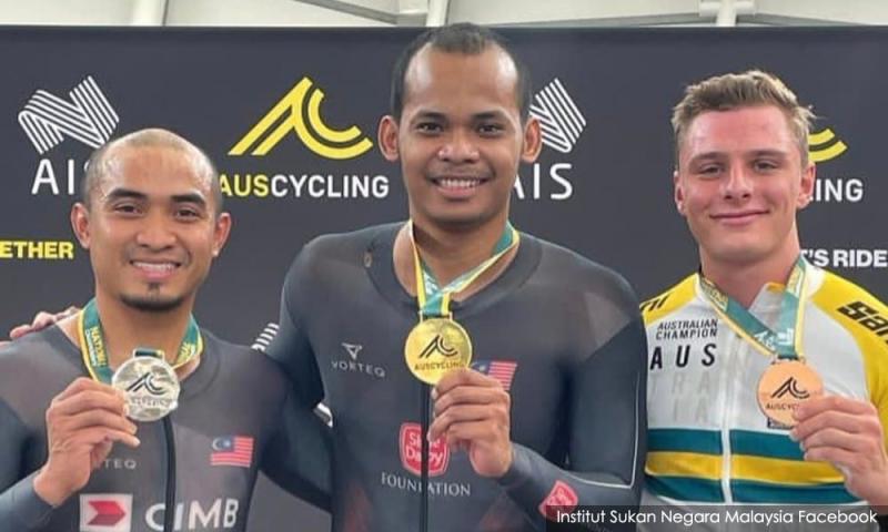 Pocket Rocketman bested by Shah Firdaus, M'sia bags gold, silver in keirin