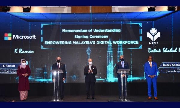 HRD Corp and Microsoft to train and place 300,000 Malaysian digital ...