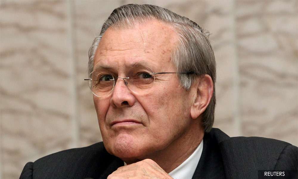 Former US defence secretary Donald Rumsfeld dead at 88
