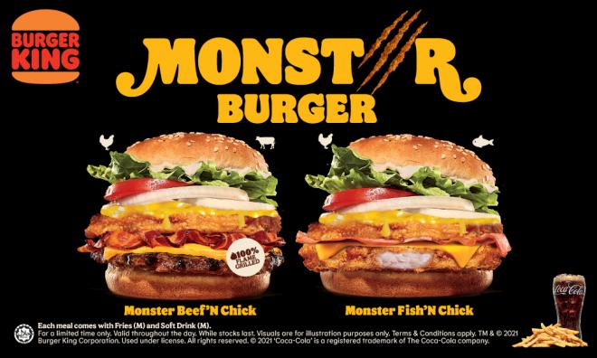 Burger King Monster Burger: The ultimate meat mashup