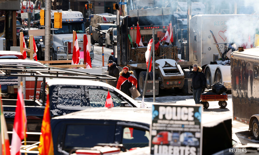 Ottawa police chief resigns as Canadian border protesters retreat