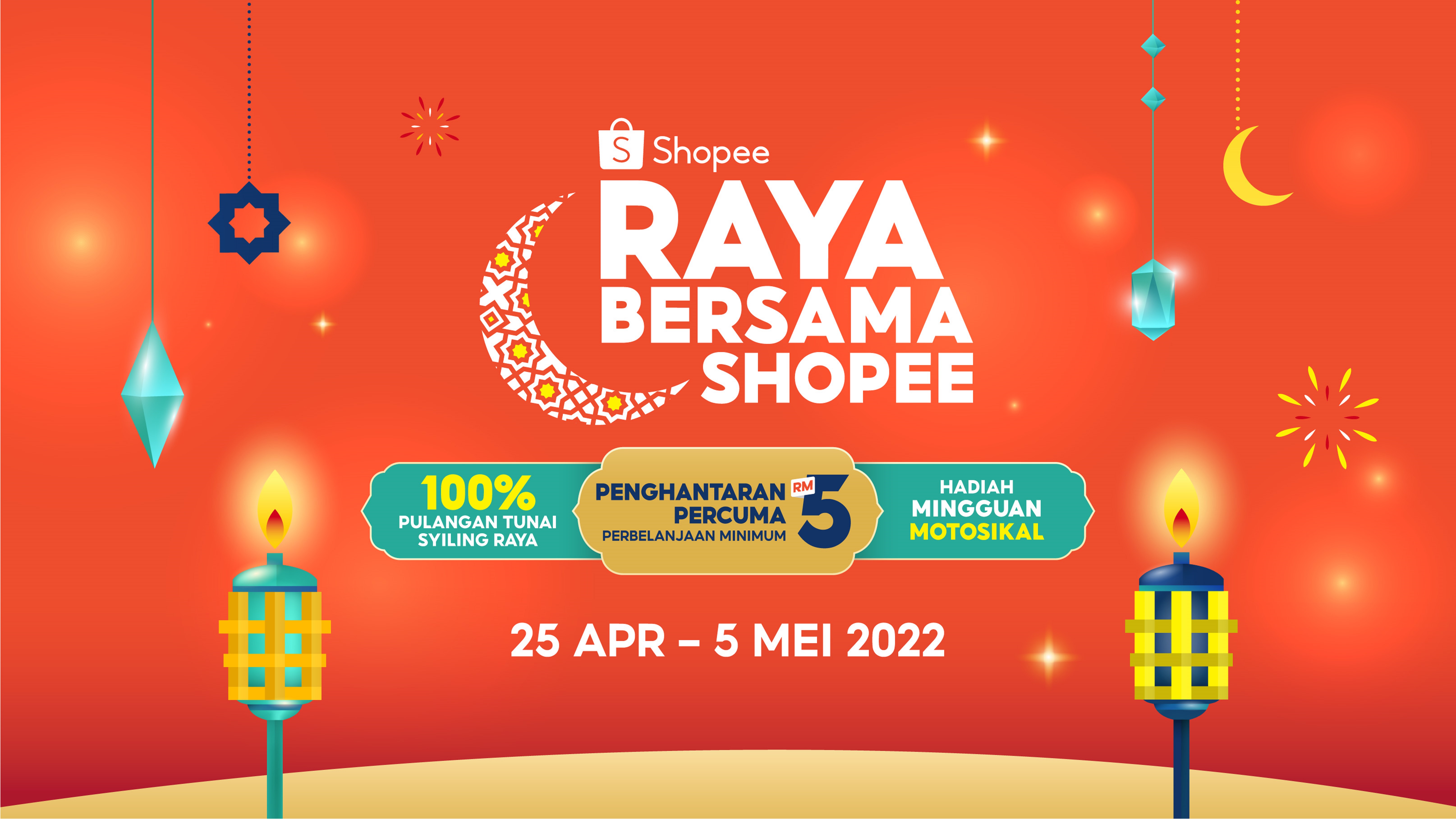 Meriahkan Raya anda bersama Shopee