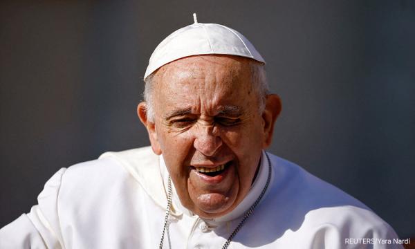 Pope Francis leaves hospital, saying 'I'm still alive'