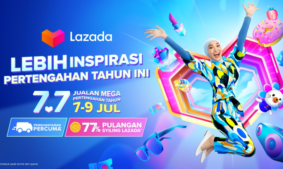 Jualan Mega Pertengahan Tahun Lazada 7.7 kembali dengan tawaran hebat oleh peniaga tempatan dan ...