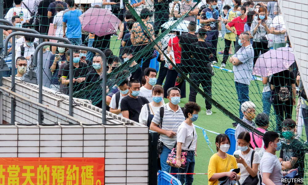 Macau steps up Covid-19 testing as infections surge