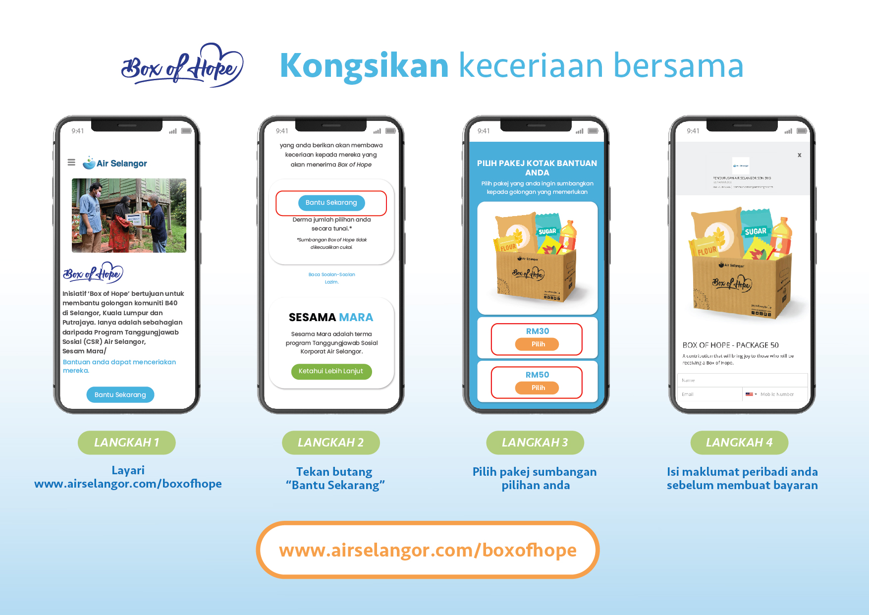 Box of Hope bagi mereka yang memerlukan