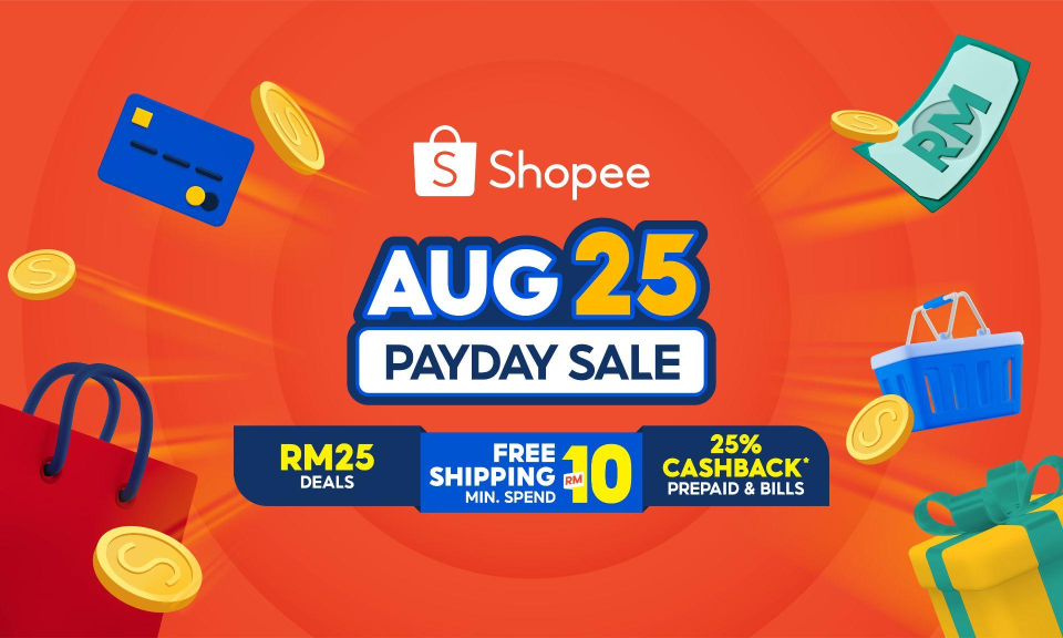 Settle your bills and get amazing deals with Shopee Aug 25 PaydaySale!