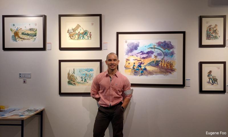 Eugene Foo brings old worlds to life through painting, animation