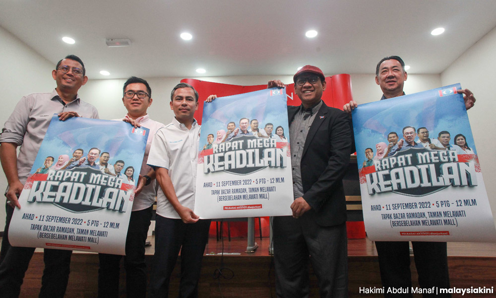 PKR to kick off mega rally on Sunday, starting with 'traitor's' Gombak seat