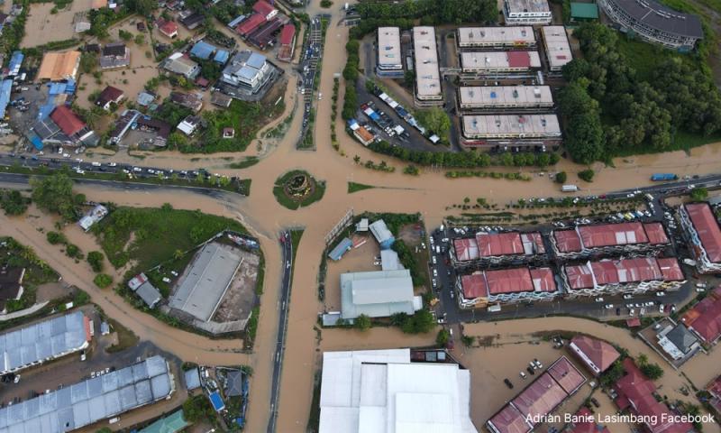 Sabah floods: 43 in Penampang evacuated, situation improving in KK