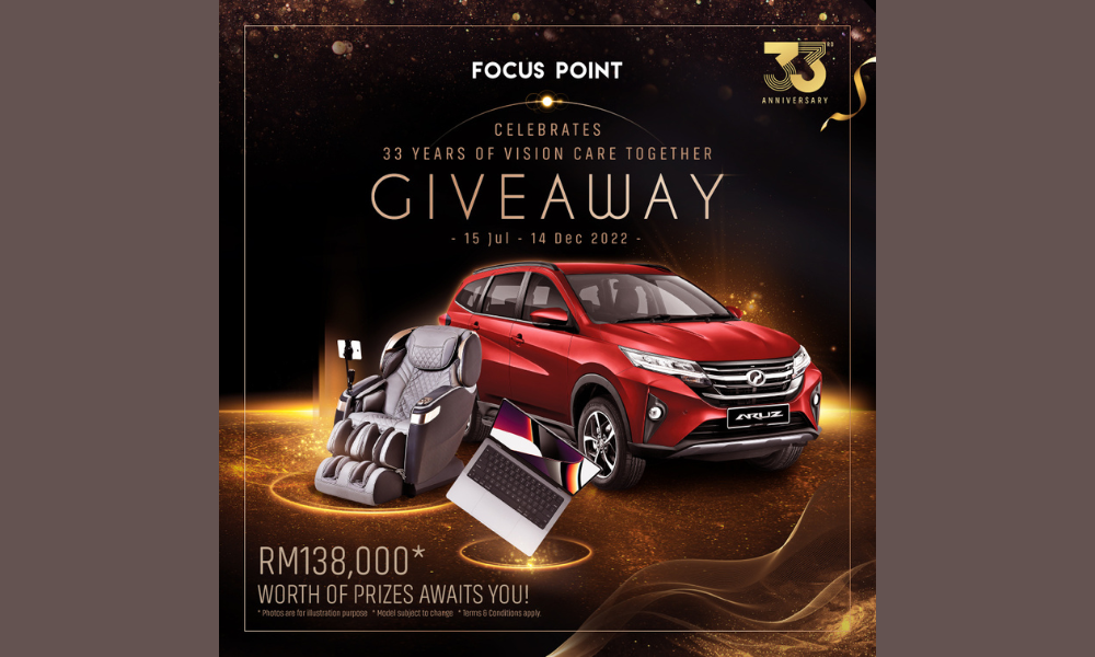 Focus Point 333周年庆，推出丰富抽奖活动。