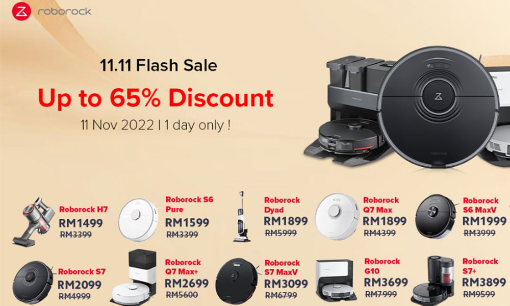 Great Deals as Low as RM1,499 from Roborock Await You!