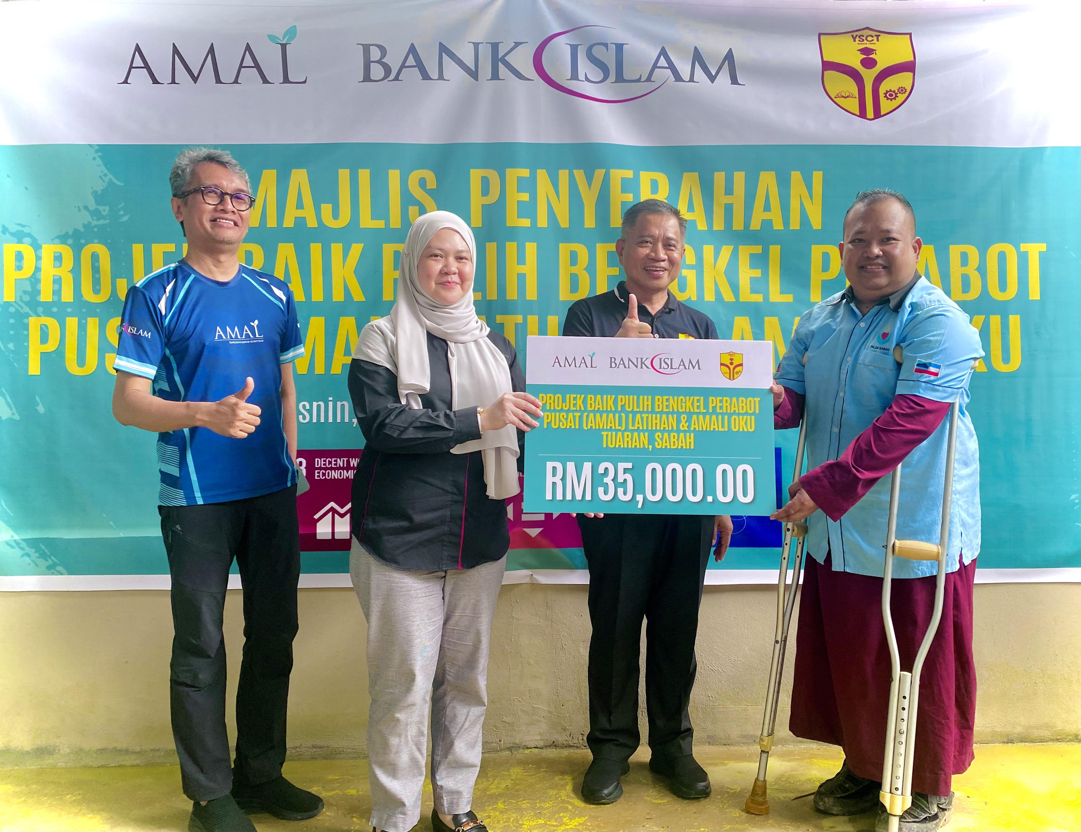 Bank Islam Menyokong Kelangsungan Hidup OKU di Sabah