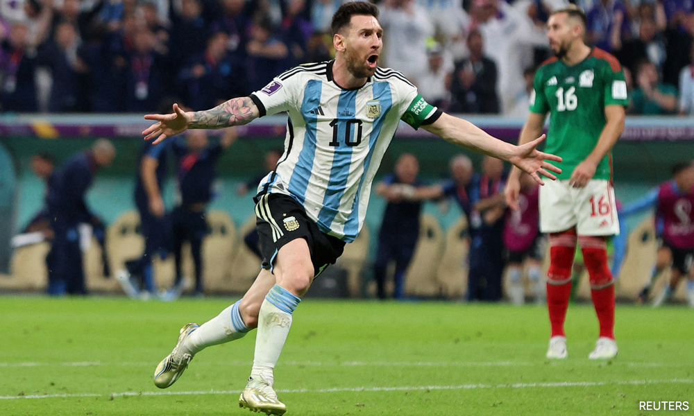 Messi, Fernandez rembat gol kemenangan Argentina atas Mexico