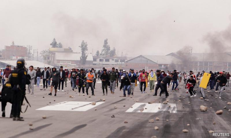 Peru's new leader offers early election after six die in protests