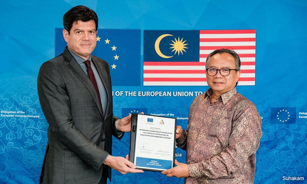 EU awards Suhakam RM2.3m grant to implement rights project