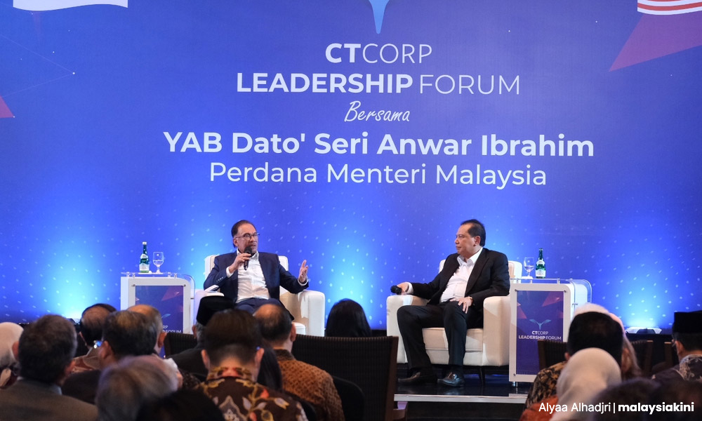 High-profile figures show up for Anwar's last Jakarta appearance