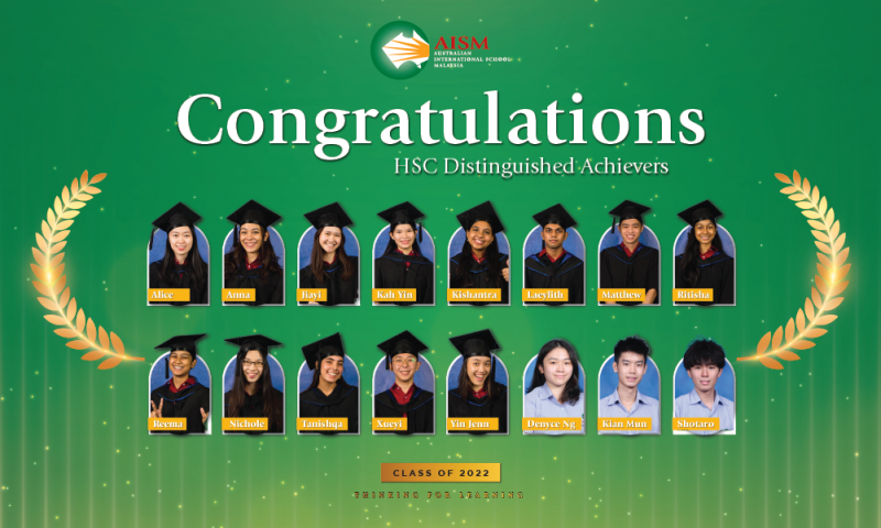 Australian International School Malaysia Students Excel in HSC 2022 Results