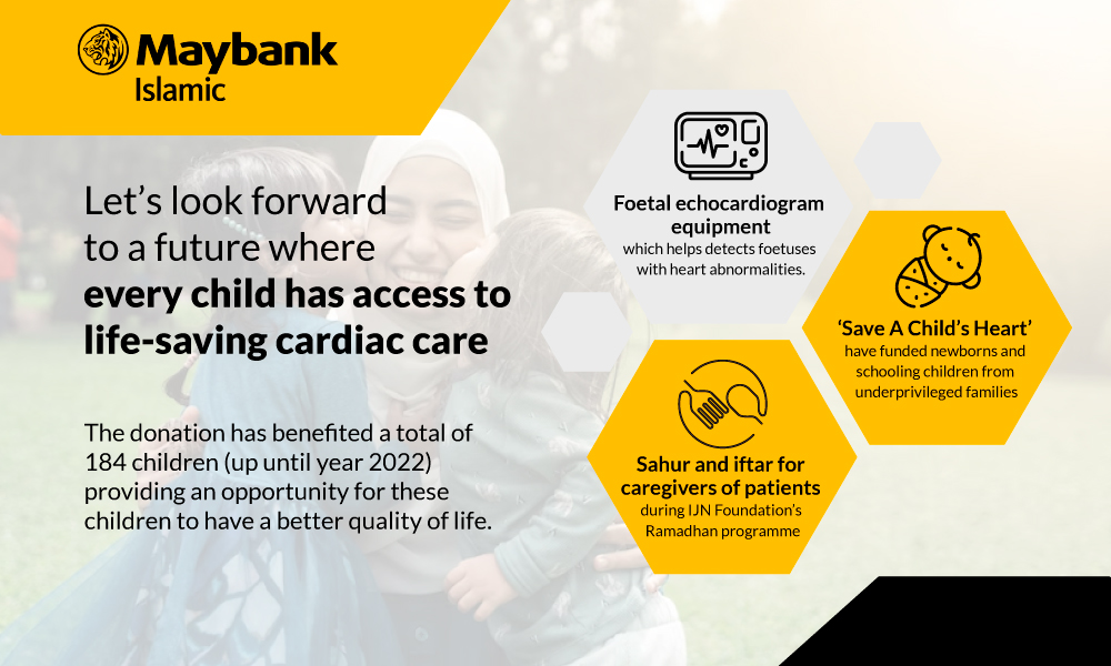 IJN Foundation and Maybank Islamic join forces to ‘Save A Child’s Heart’