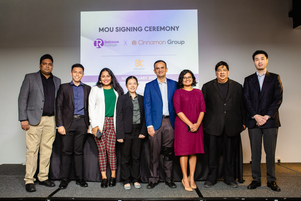 Cinnamon Group and Reliance College Partnership Sets the Course for a ...