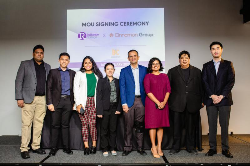 Cinnamon Group and Reliance College Partnership Sets the Course for a ...