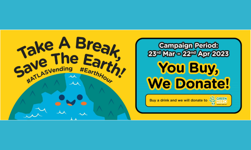 Earth Hour 2023: ATLAS Vending takes the next step in saving the planet