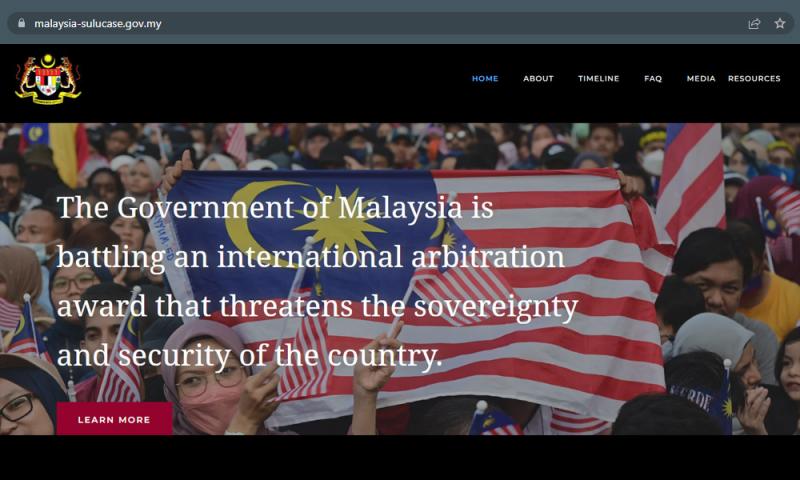 Govt launches official website on Sulu claims