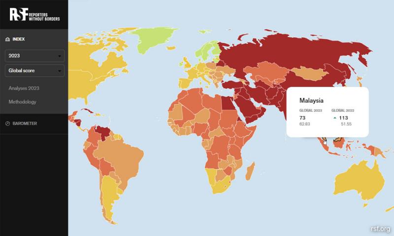 M'sia attains highest world press freedom ranking ever