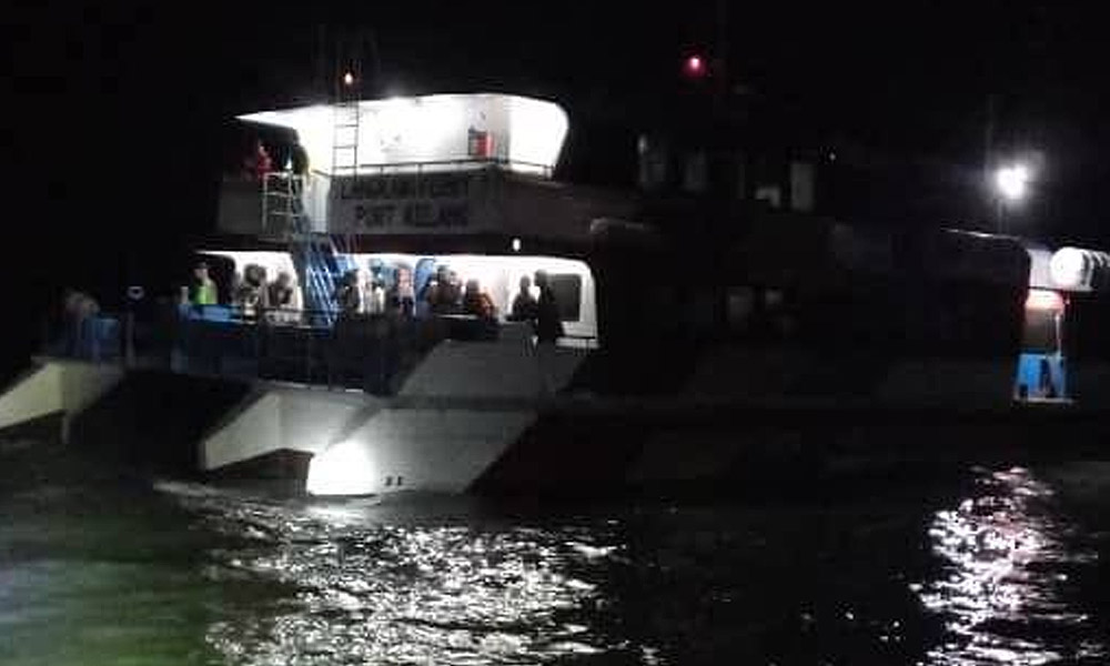 Over 100 stranded as Langkawi ferry runs aground