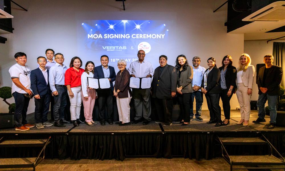Veritas University College signs MOA with SIM Education