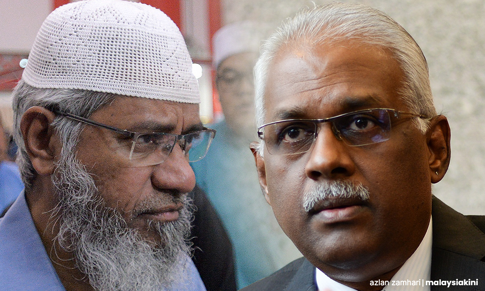 Mahkamah arah Charles Santiago mohon maaf kepada Zakir Naik