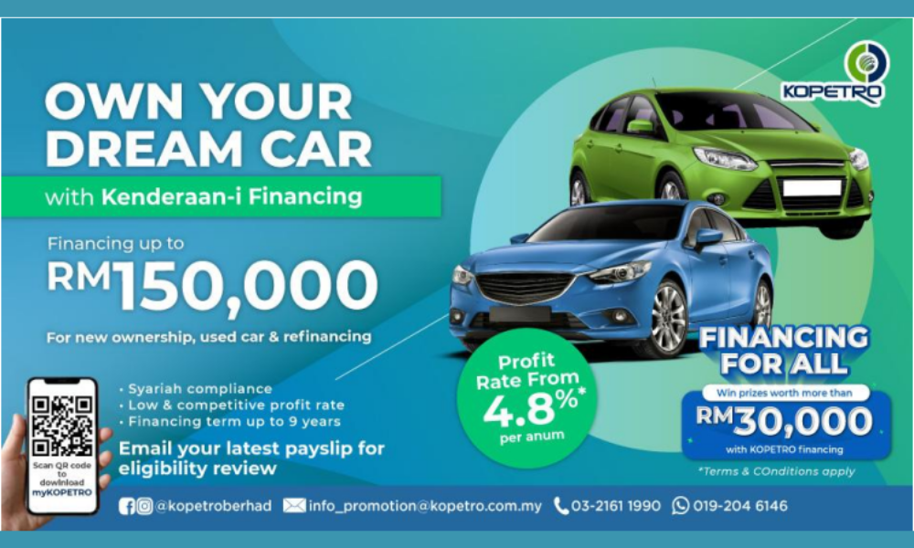 Kenderaan-i, newest financing from KOPETRO gives members the ...
