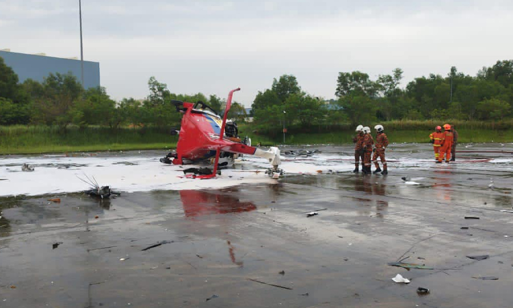 Subang helicopter crash: Fire dept conducts internal probe