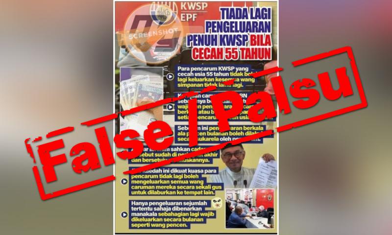Fact-check: Poster on EPF withdrawal restrictions false