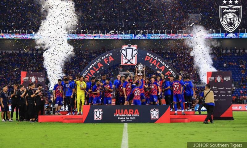 JDT juara Piala FA, Johor umum cuti peristiwa hari ini