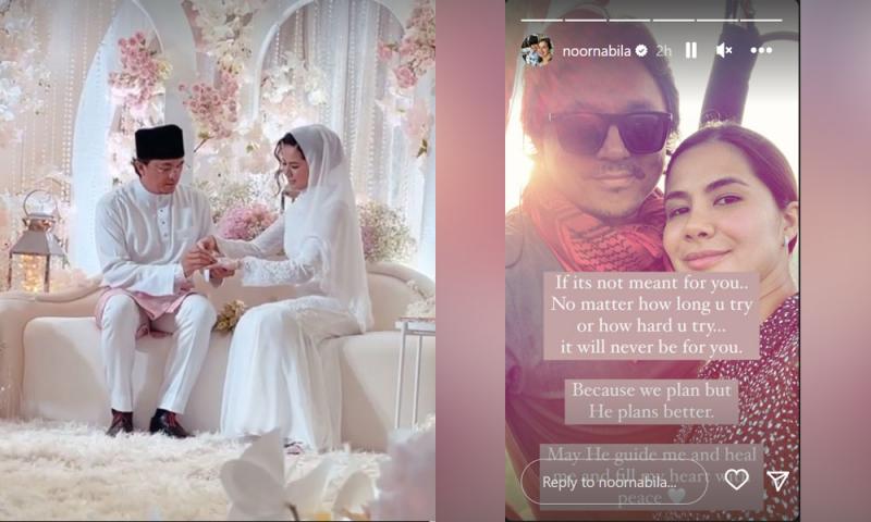 Noor Nabila, Engku Emran bercerai talak satu