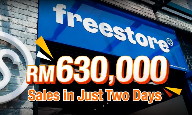Freestore Convenience Store Achieves Remarkable RM630,000 Sales in Just Two Days