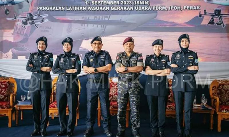 Four women make history as first female police air wing pilots
