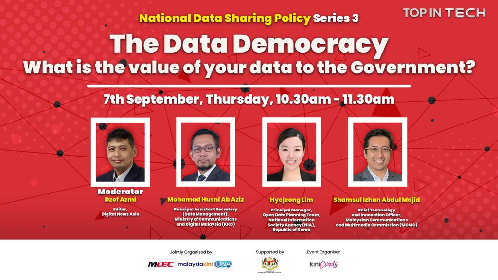 The Data Democracy: What is the value of your data to the Government?
