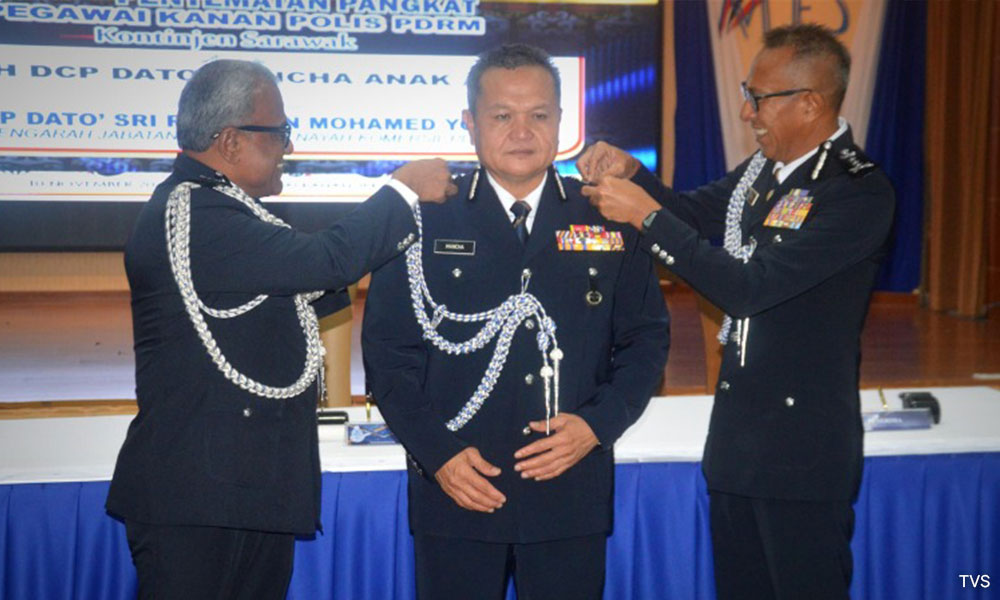 Mancha Dayak pertama dilantik pesuruhjaya polis Sarawak