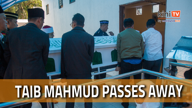 Taib's remains brought to national mosque