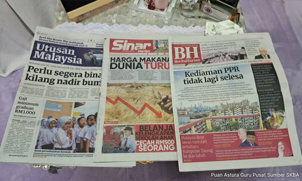 Amalan baca akhbar rangsang kemahiran berbahasa pelajar