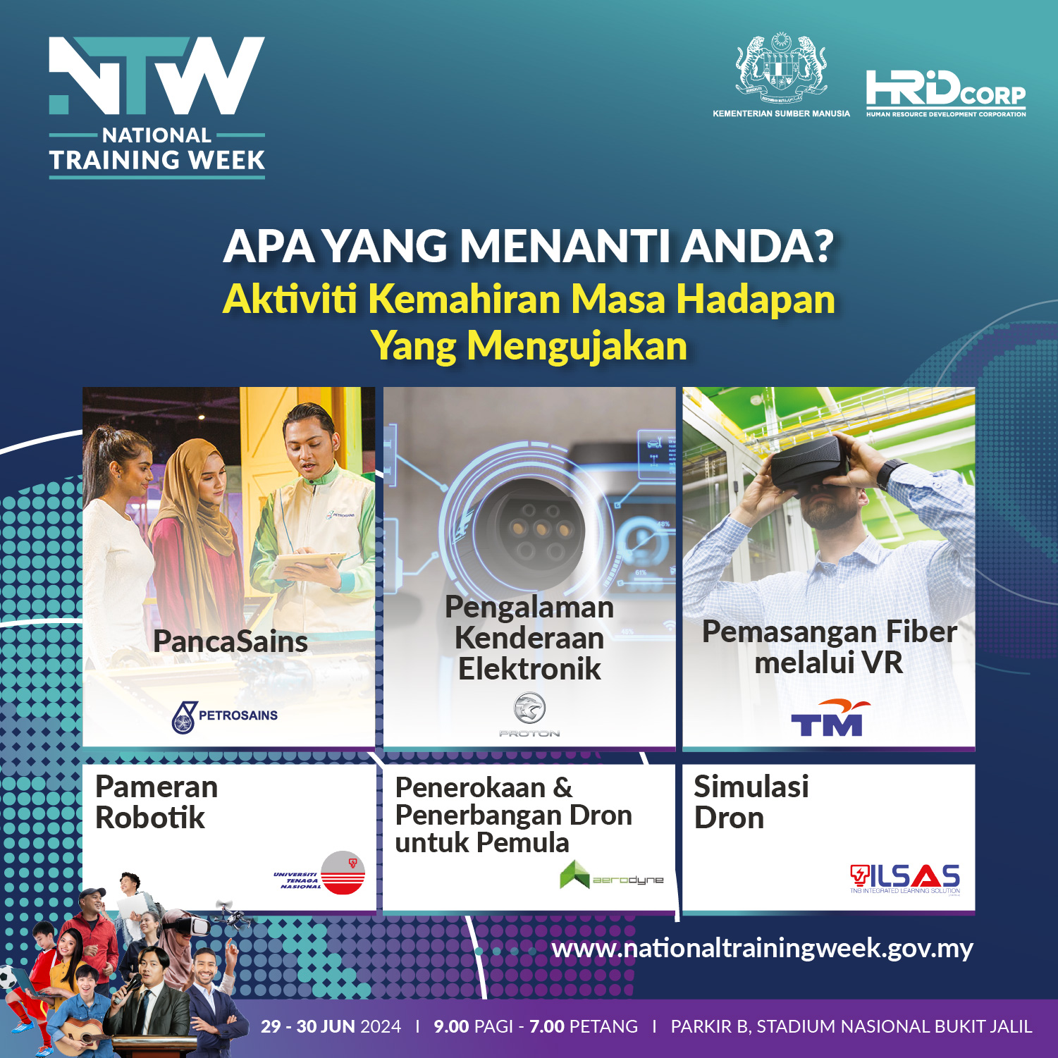 Majlis Kemuncak NTW 2024 bakal diadakan di Stadium Bukit Jalil pada 29 dan 30 Jun 2024