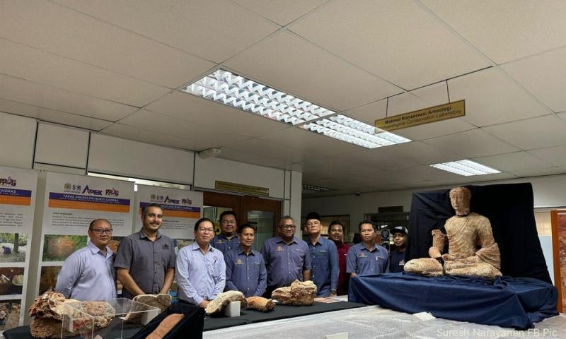 Arca Buddha Bukit Choras lebih tua dari Angkor Wat, Borobudur